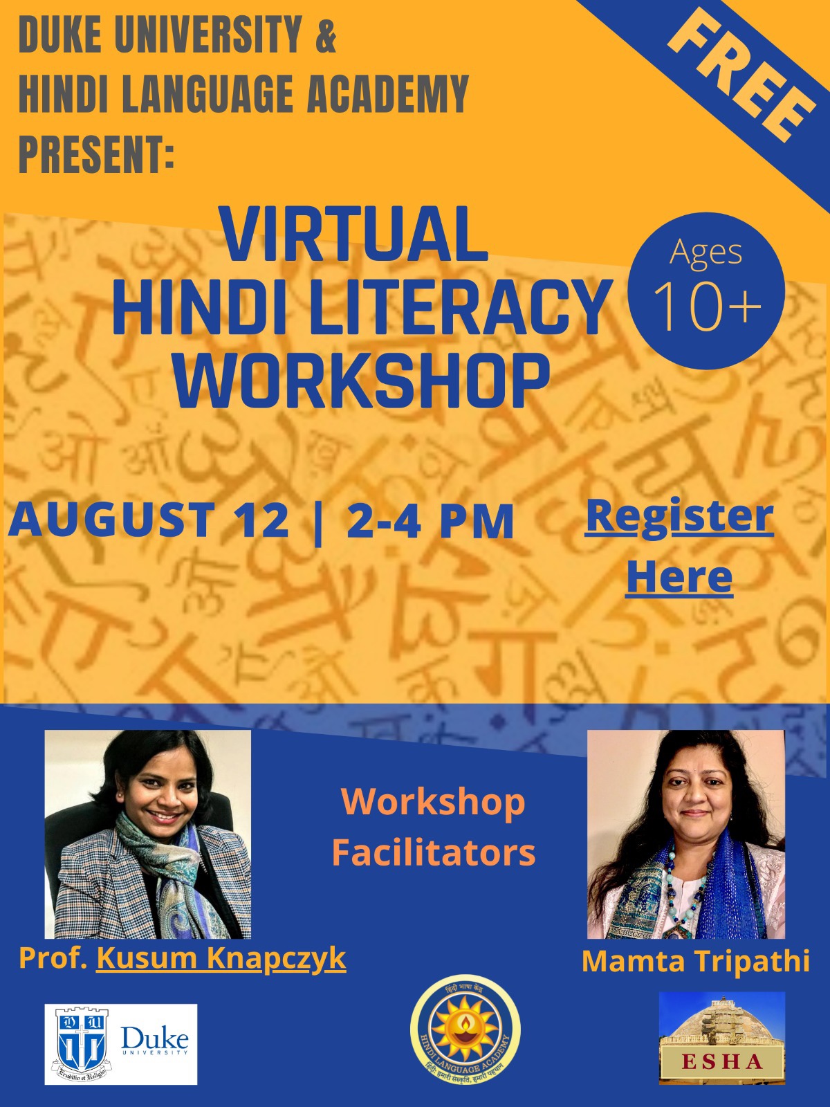 FREE VIRTUAL HINDI LITERACY WORKSHOP – Hindi Language Academy हिंदी ...